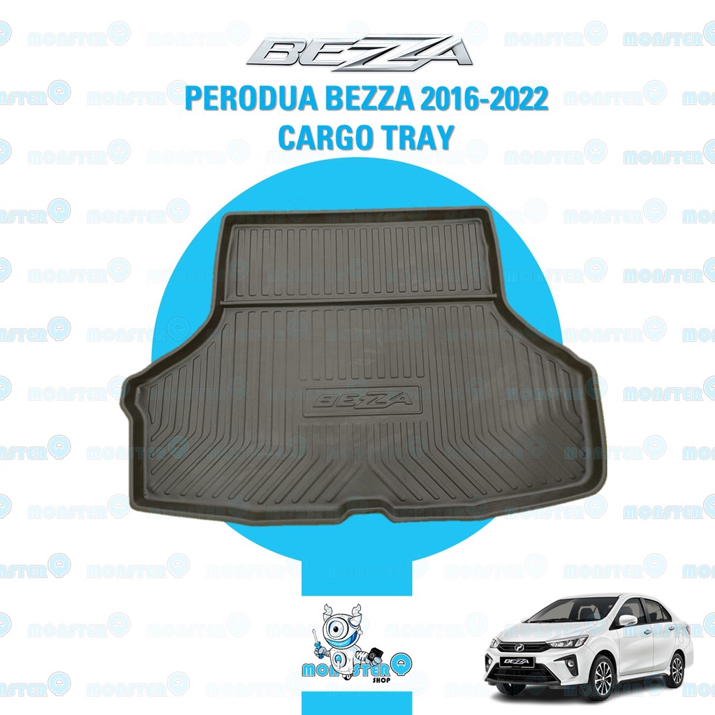Perodua Bezza 2016-2022 Cargo Tray Boot Tray Rear Trunk Tray (PACKING ...