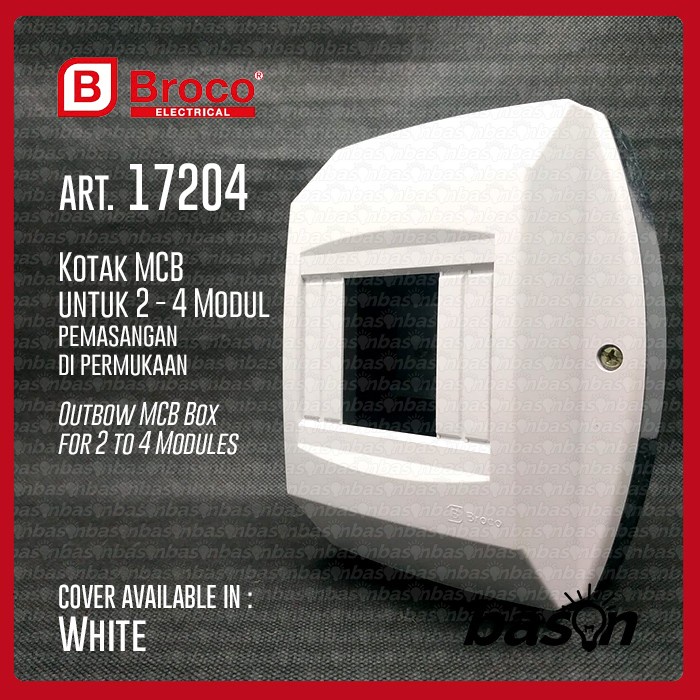 Broco MCB Box 17204 - MCB Box 2 - 4 Group Outbow - MCB Outboard Panel | Shopee Malaysia