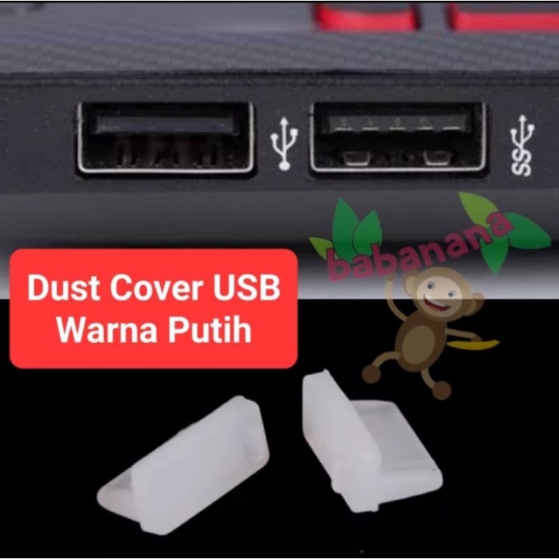 Dust Cover USB plug anti-Dust Cover external monitor Socket white ...