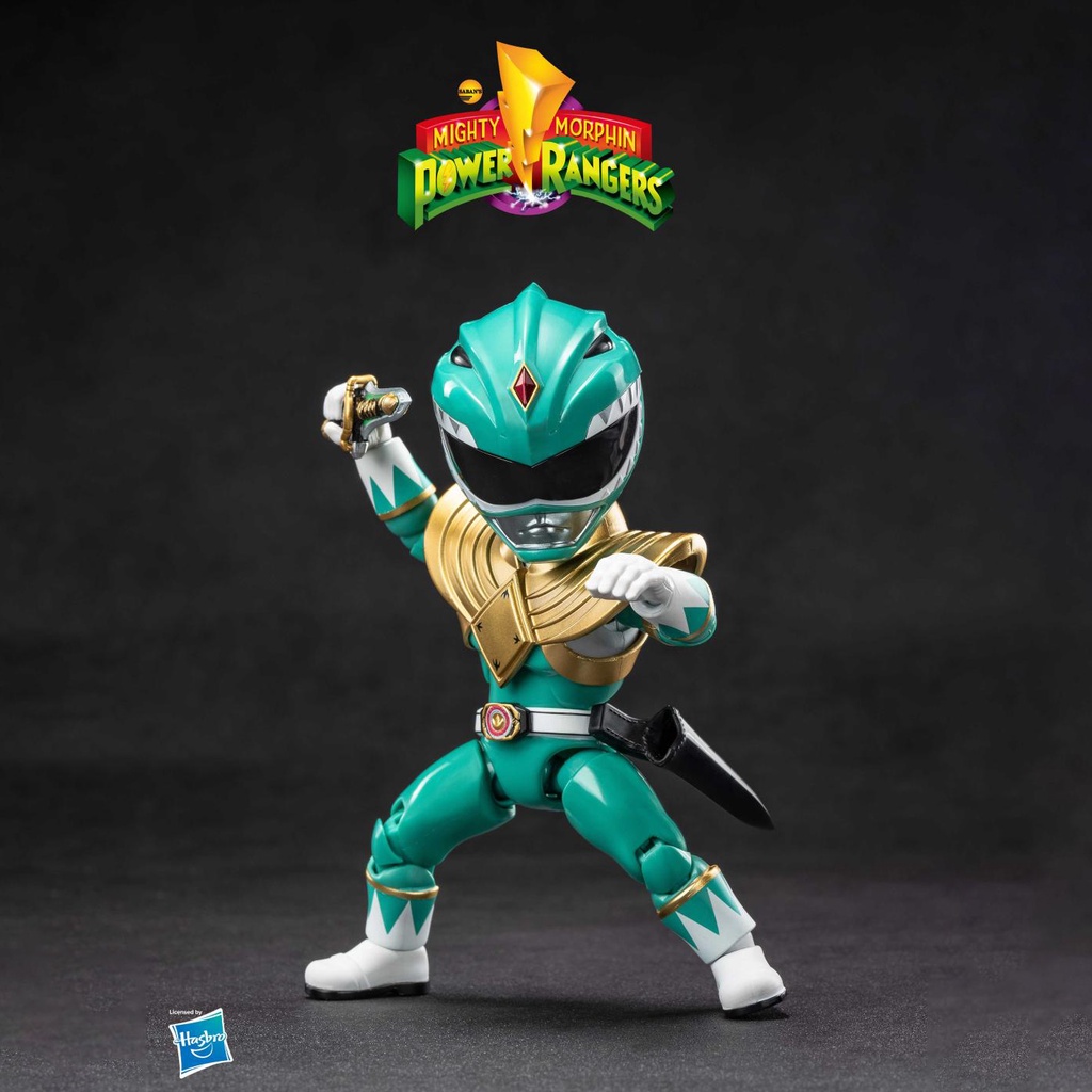 (READY STOCK) Hasbro MMPR Power Rangers Chibi Green Ranger | Shopee ...