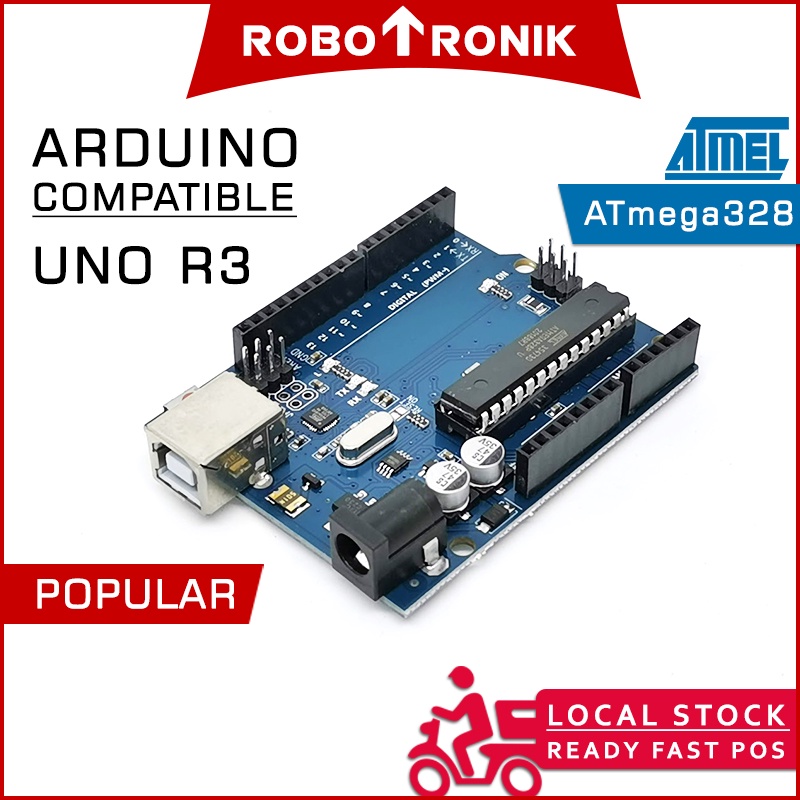 UNO R3 ATmega328 - Micro-controller Development Board - Atmega8U2 USB | Shopee Malaysia