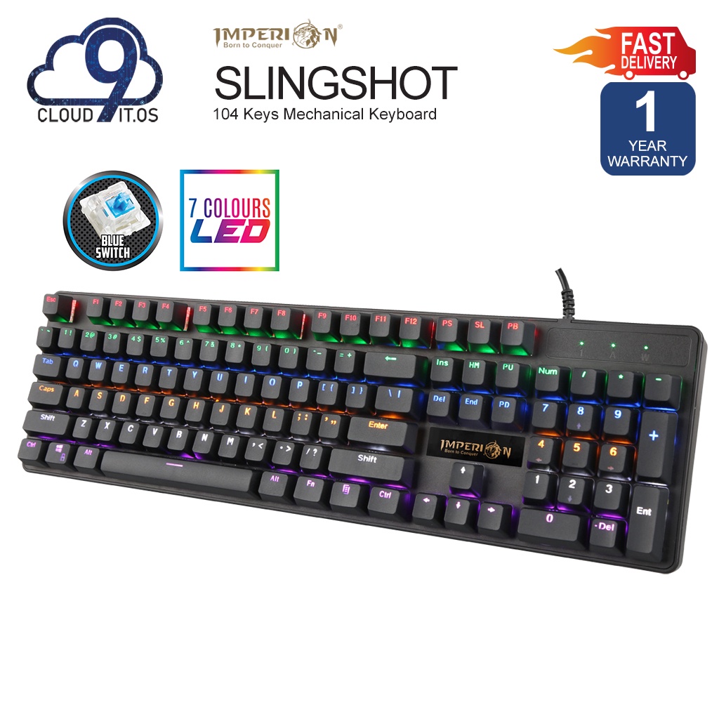 Imperion Slingshot KG-321 Mechanical Keyboard | Shopee Malaysia