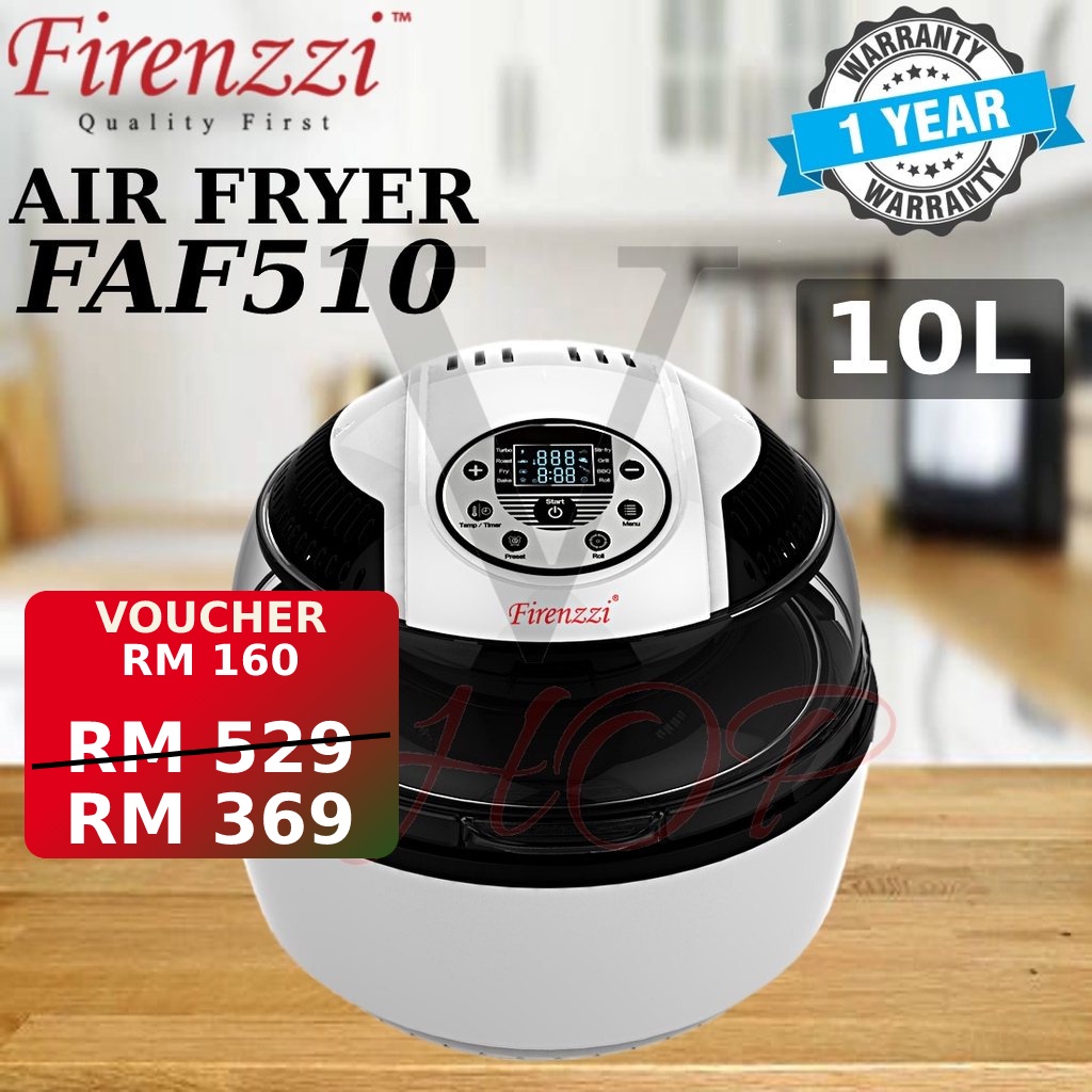 FIRENZZI 10L AIR FRYER FAF510 | Shopee Malaysia