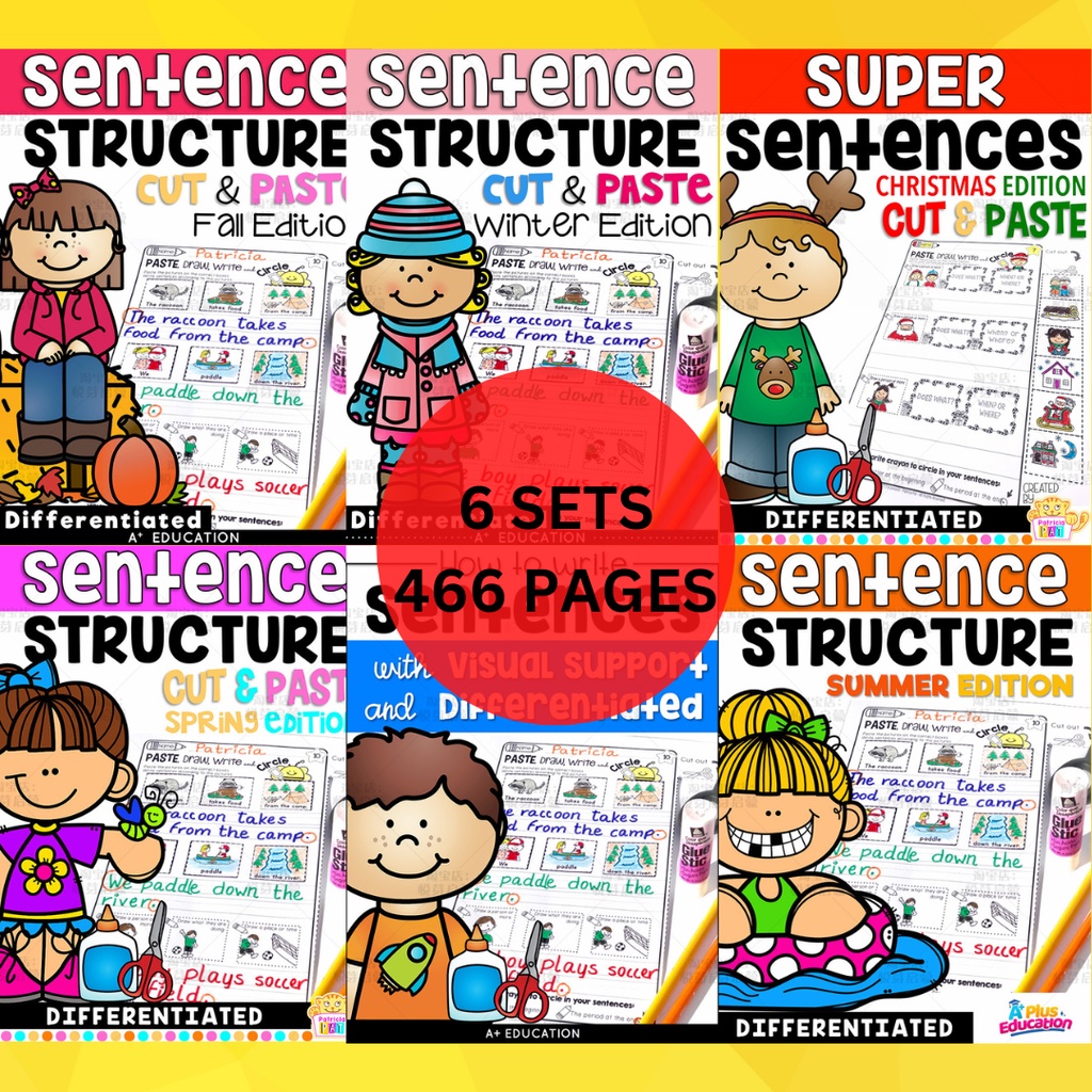 (PDF) sentence writing structure exercise learning english workbook ...