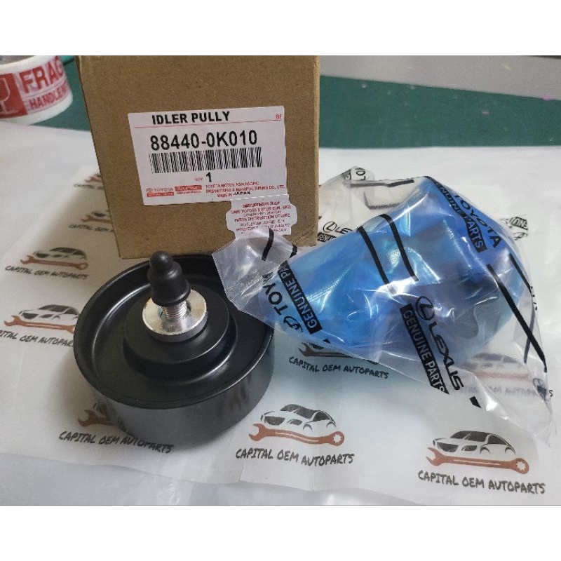 ORIGINAL TOYOTA FAN BELT PULLEY HILUX KUN25 HIACE KDH200 INNOVA TGN40 ...