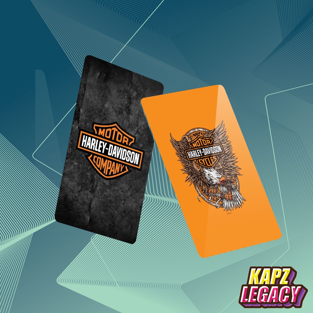 KapzLegacy Harley Davidson Card Cover Skin Access Touch n Go Skin ATM ...