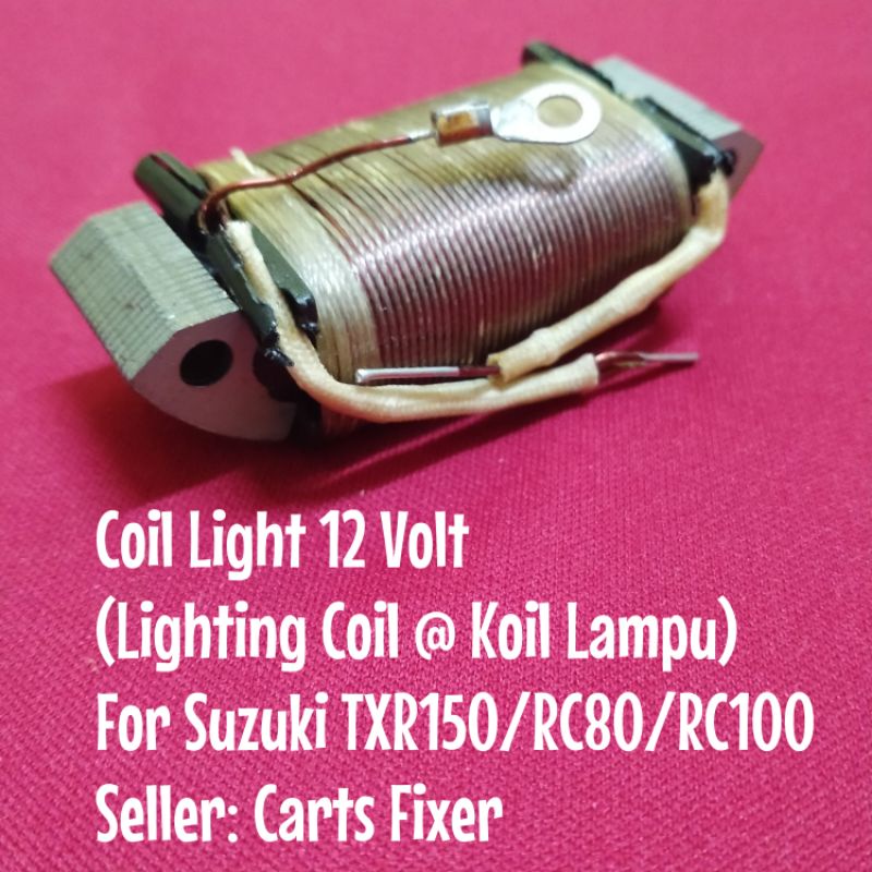 Coil Light 12 Volt (Lighting Coil@Koil Lampu) For Suzuki TXR150/RC80 ...