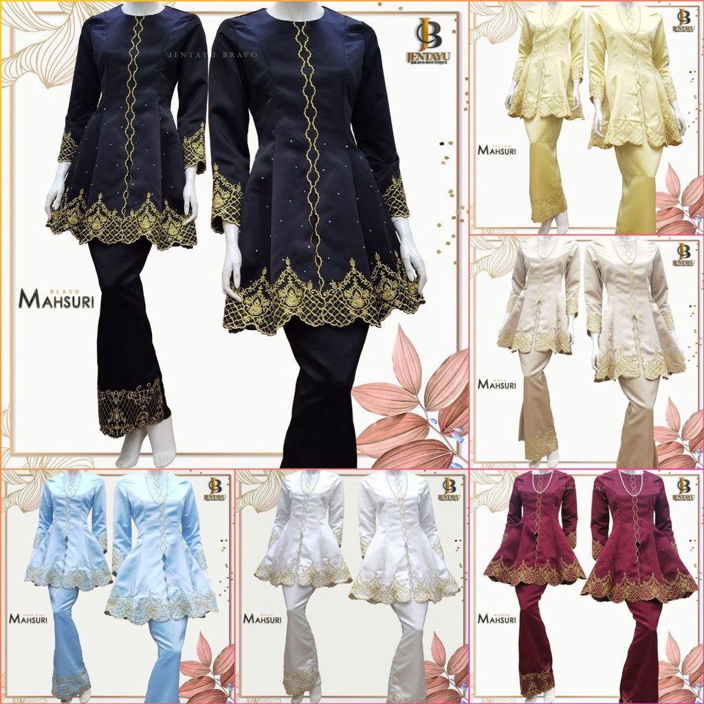 Kebarung Moden Baju Tunang Pengantin Perempuan MAHSURI : Baju Kurung ...