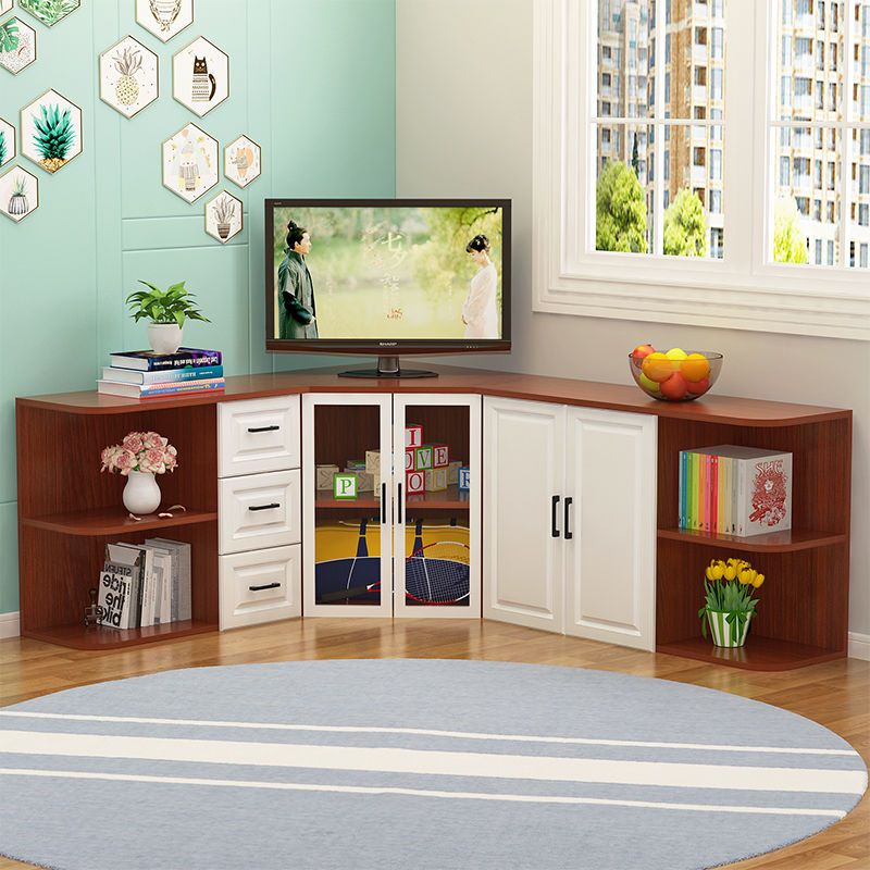 Multifunction corner cabinet TV cabinet, locker, TV cabinet against the ...