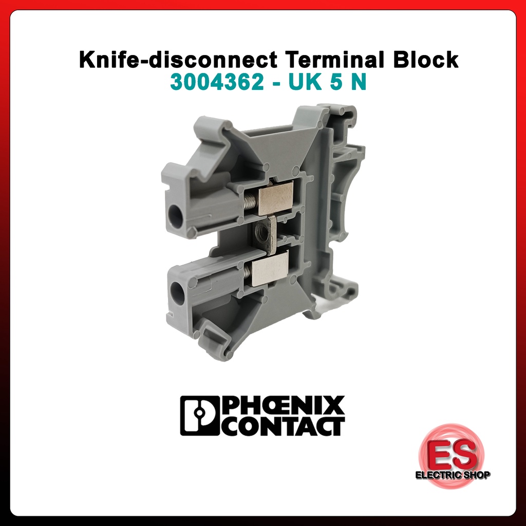Phoenix Contact Feed-through terminal block, UK 5 N - 3004362 | Shopee Malaysia