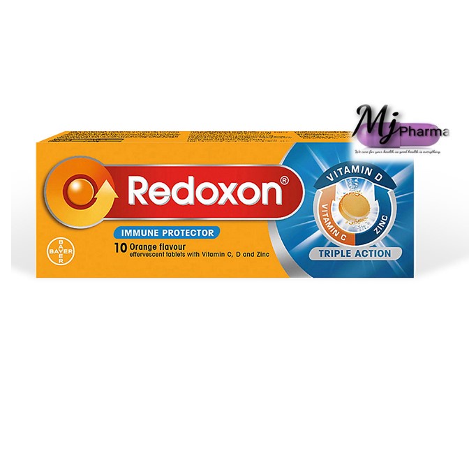 Redoxon Triple Action Vitamin C (Ascorbic Acid),D and Zinc Orange ...