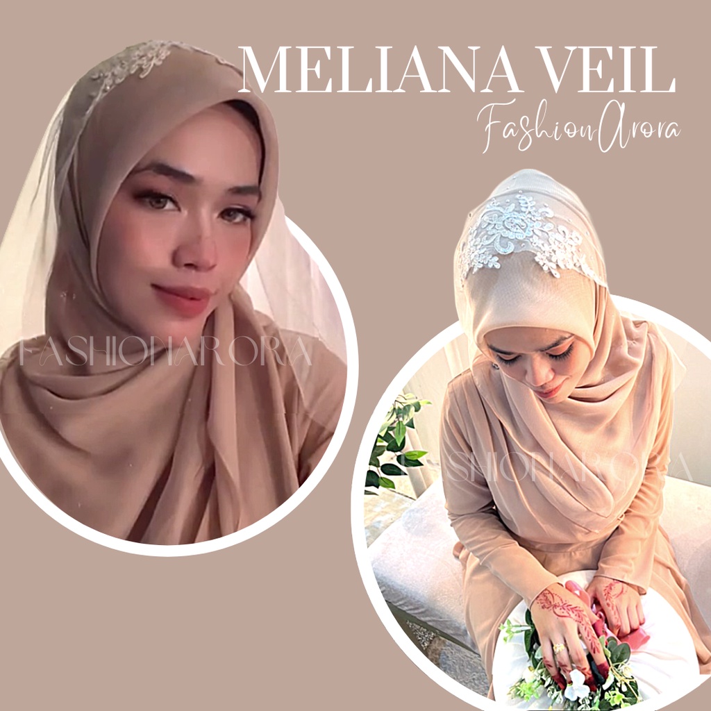 MELIANA VEIL | VEIL NIKAH | VEIL SANDING | VEIL KAHWIN | VEIL TUNANG ...