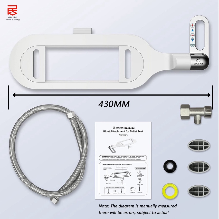 🌟Patent🌟 Fast Delivery Bidet Toilet Seat Attachment For Rear Feminine Wash Hands-Free Non ...