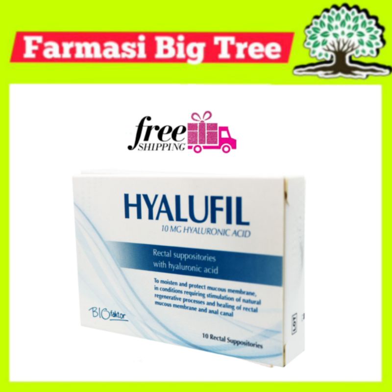 Hyalufil Rectal Suppositories (10mg Hyaluronic Acid) 10's - KECUTKAN ...