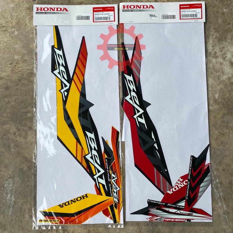 HONDA BEAT V2 BODY STICKER ORIGINAL MODEL 2022 | Shopee Malaysia
