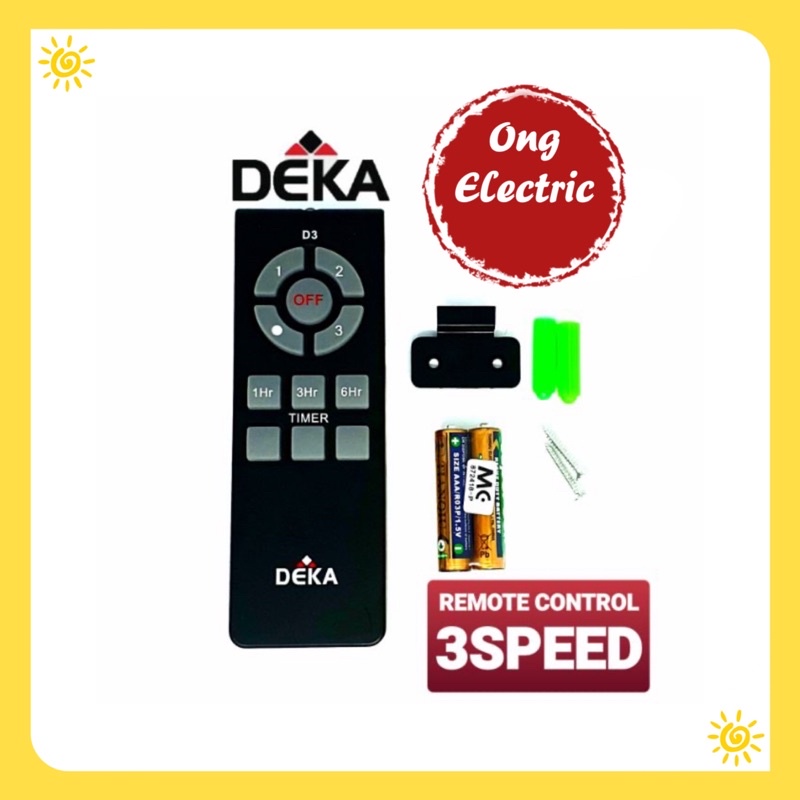 Deka Remote Control 4Speed controller | Shopee Malaysia