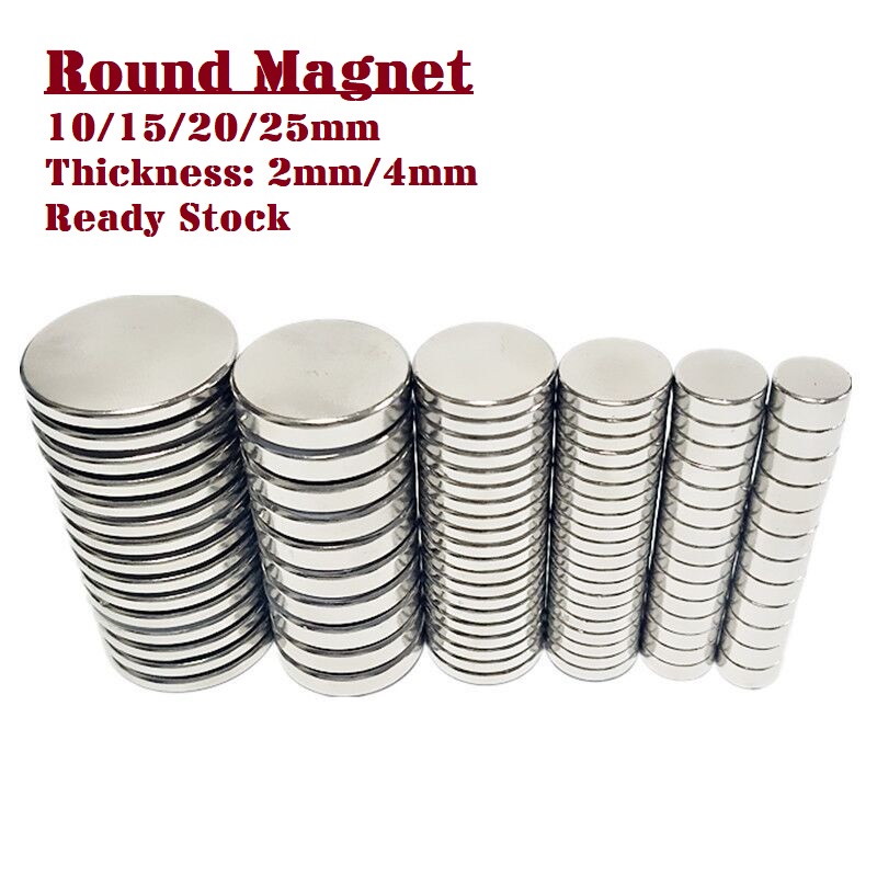 Strong Neodymium Round Magnet 10/15/20/25mm Disc Neodymium Magnet ...