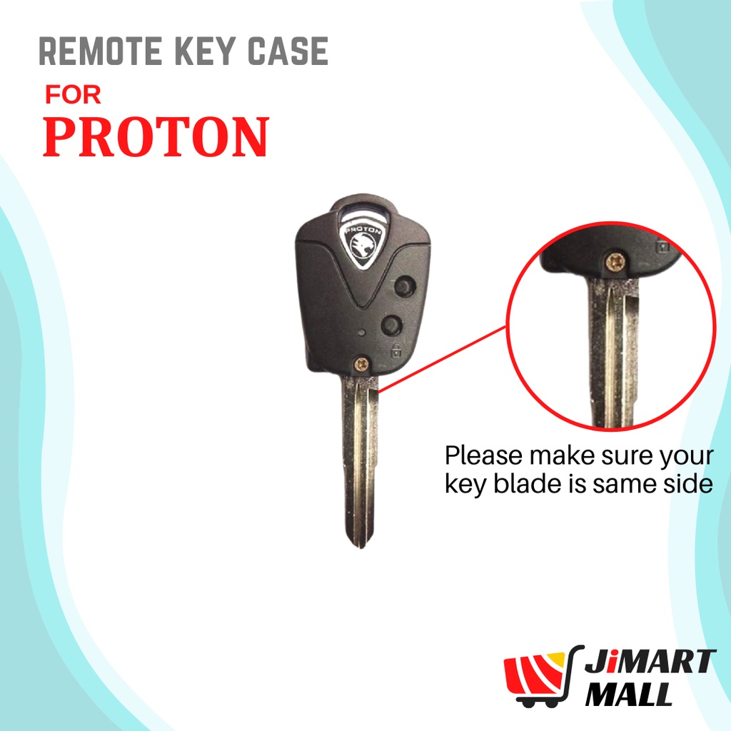 PROTON WAJA SAGA BLM FLX FL REMOTE CASE COVER WITH KEY Casing Alarm ...