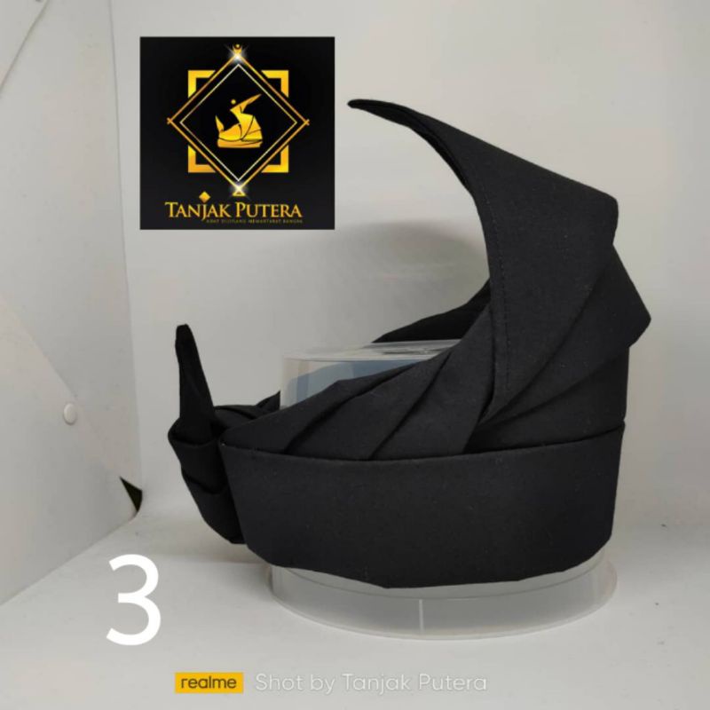 TANJAK HITAM COTTON KANAK-KANAK DAN DEWASA READY STOK (ORIGINAL TANJAK ...