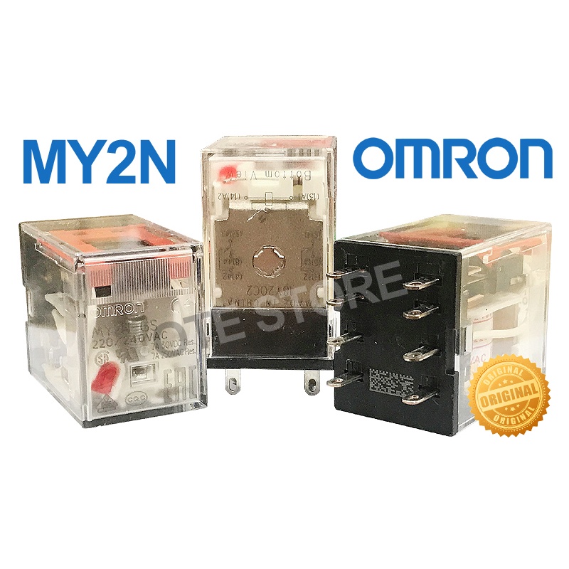 Omron MY2N MY2N-GS 8 Pin Power Relay (AC240V / AC110V / DC24V / DC12V) | Shopee Malaysia