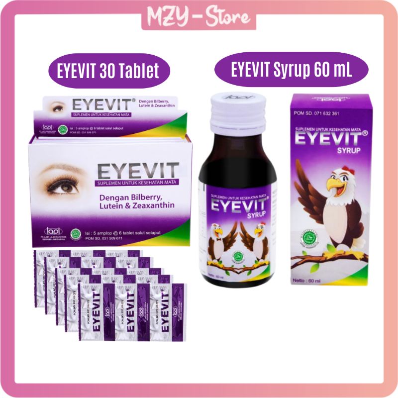 MATA Eyevit Tablets Eyevit Syrup 60ml Eyevit Health Supplements ...