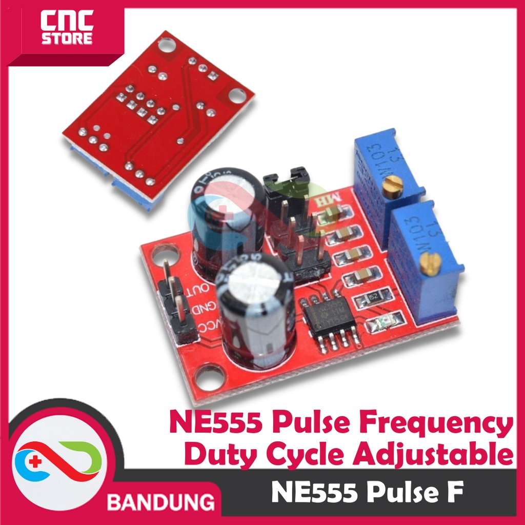 Ne555 PULSE GENERATOR FREQUENCY DUTY CYCLE PWM SQUARE TIMER MODULE | Shopee Malaysia
