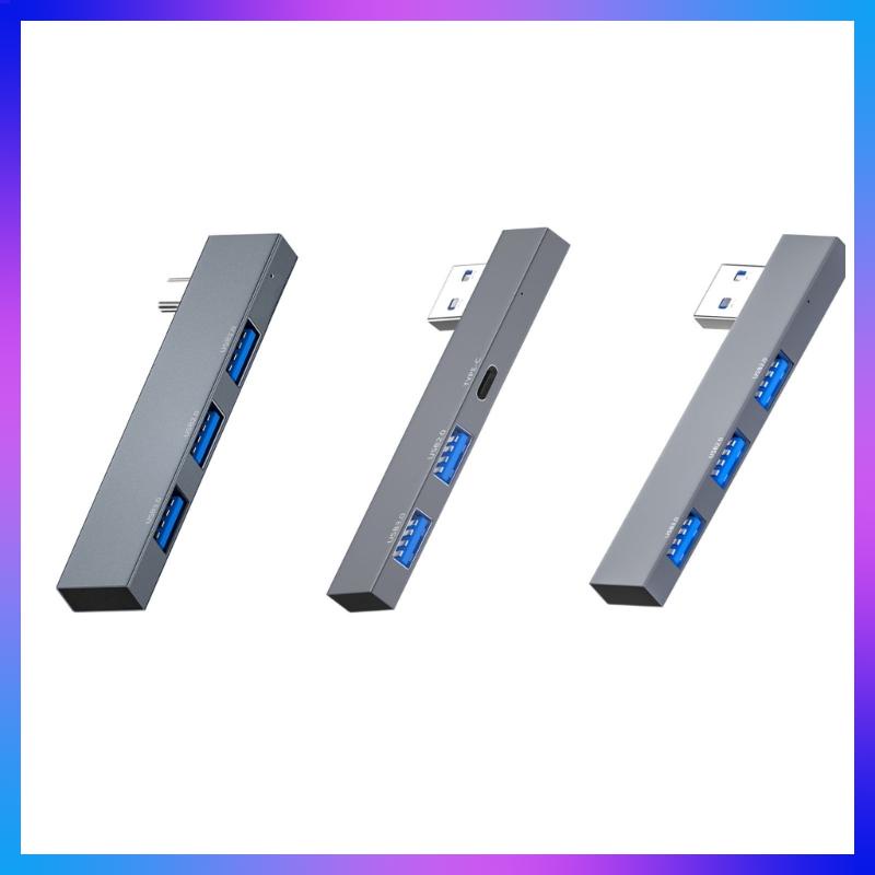 UTAKEE 3 in 1 1x3.0+2x2.0 USB Hub 3 Ports Extended Plug Slim Portable ...