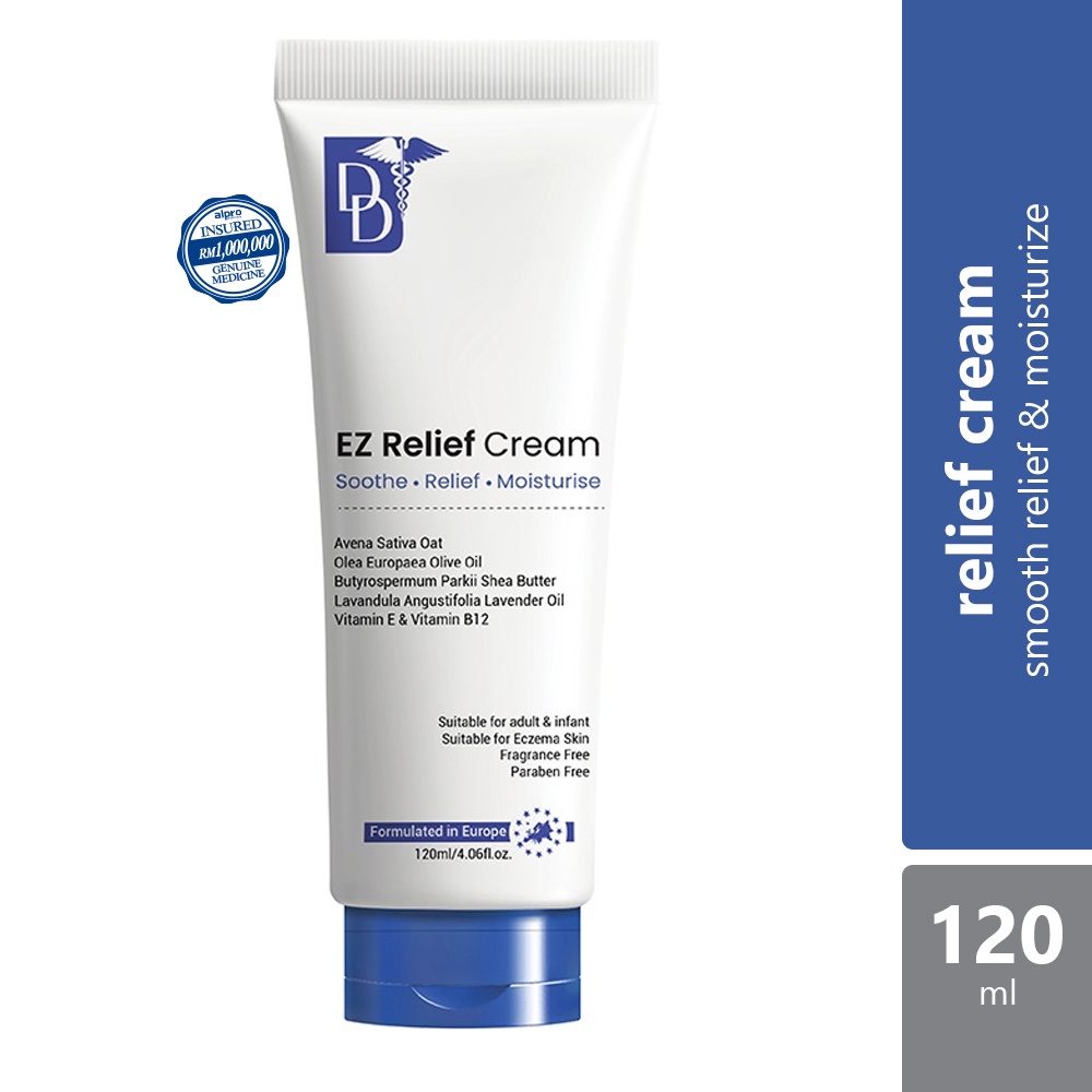 Alpro Pharmacy Exclusive - DD EZ Relief Cream (for Dry, Itchy Skin ...