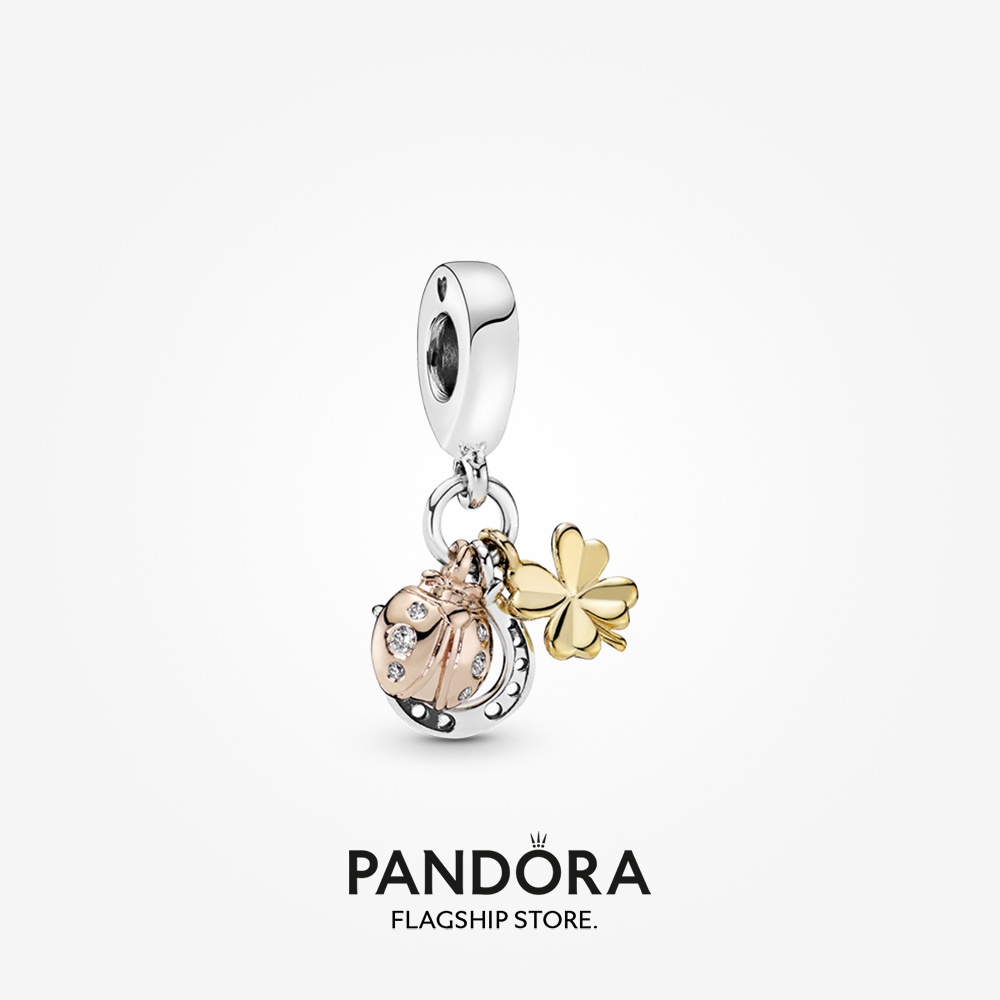 Pandora Horseshoe, Clover & Ladybird Dangle Charm | Shopee Malaysia