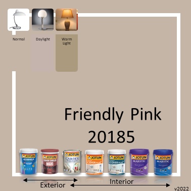Jotun 1L 20185 Friendly Pink /Jotashield AF / Tough Shield/ Majestic ...