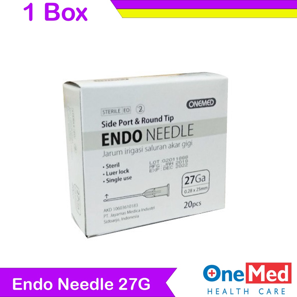 Endo Needle 27G OneMed Dental | Shopee Malaysia