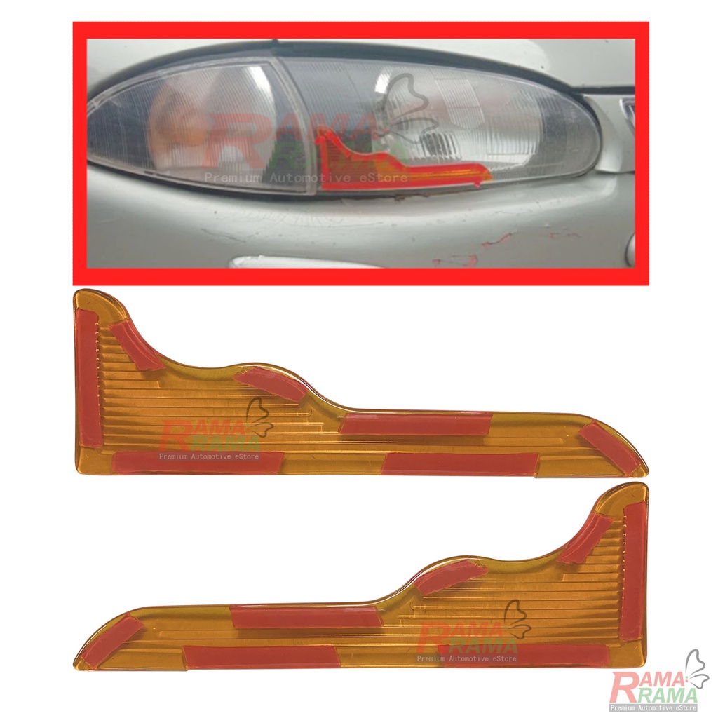 Proton Wira MDM Mitsubishi Lancer Evolution VII Evo7 E7 Headlamp Head ...