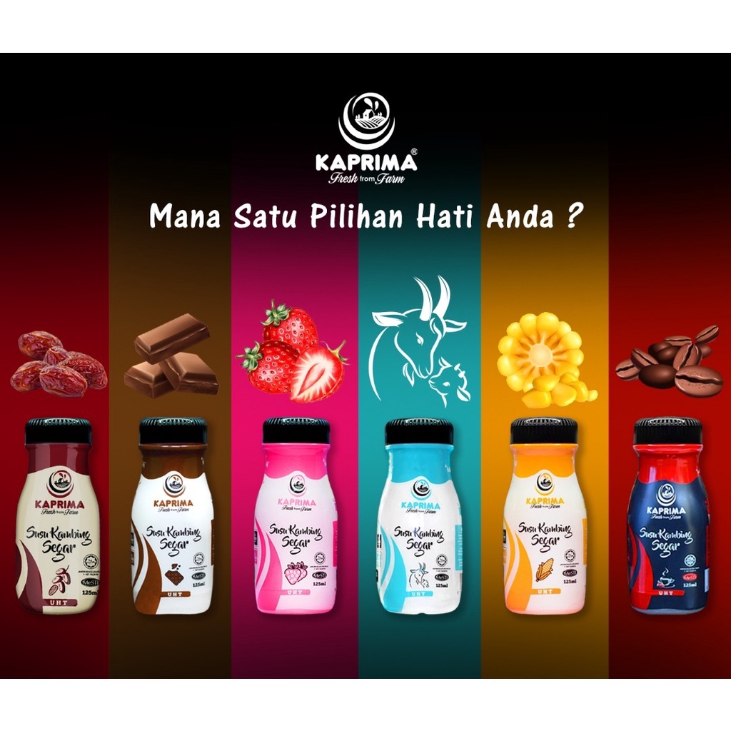 KAPRIMA UHT GOAT'S MILK [ 1 BOX= 40 BOTTLE ] | Shopee Malaysia