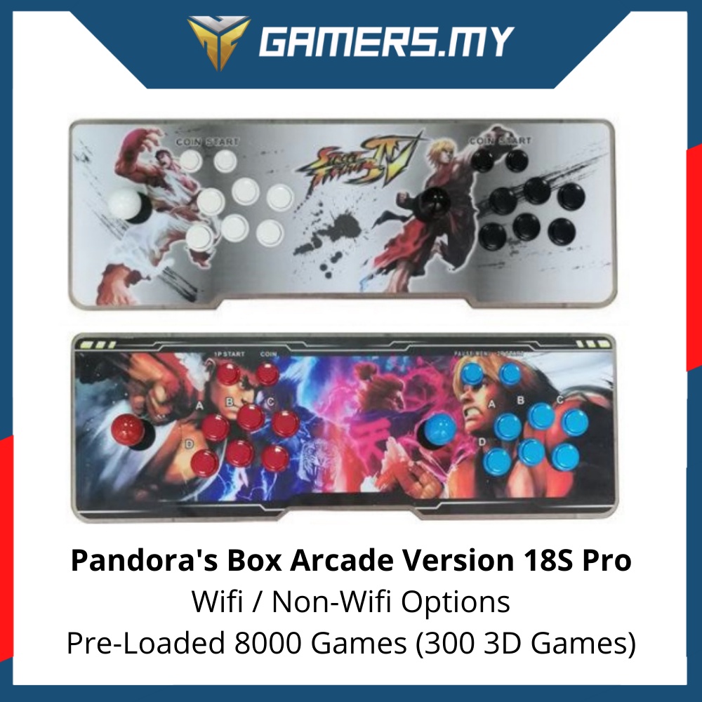 8000 in 1 Pandoras Box Arcade 18S Pro Game Console Wifi / No Wifi ...