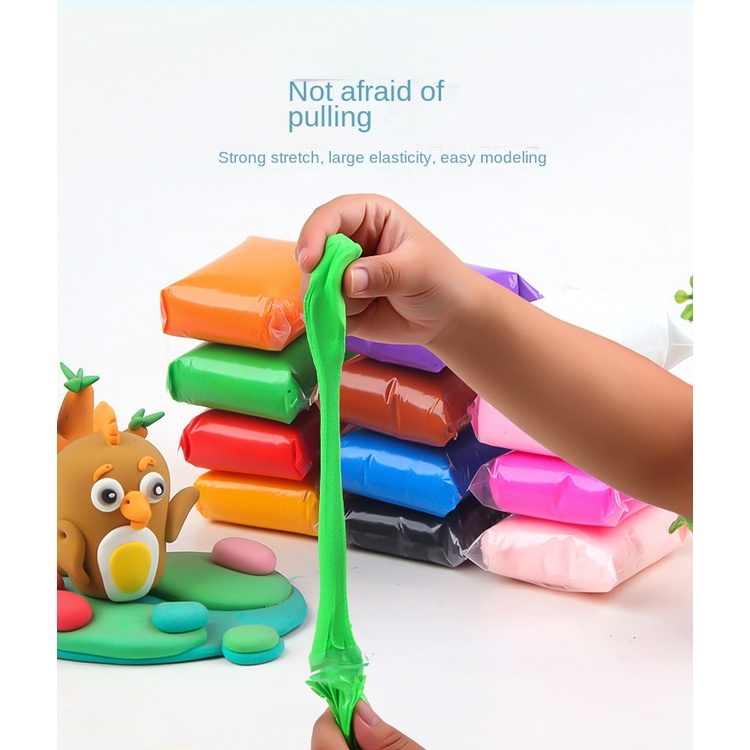 36 Color/Set Light Clay Plasticine Modelling Educational Air Dry Clay ...