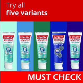 Colgate Sensitive Pro Relief Full Range 110g & 114G (ORIGINAL & WHITE ...