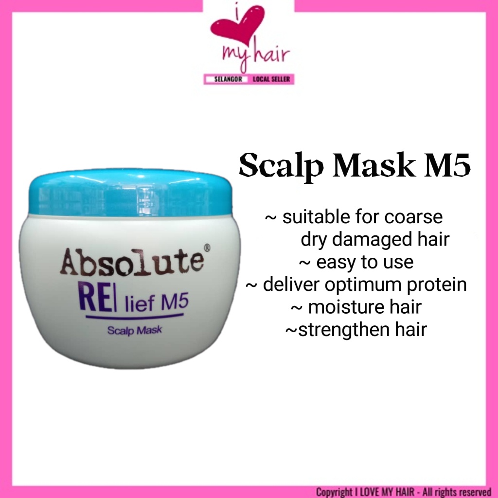 Absolute Relief M5 Scalp Mask 500ml | Shopee Malaysia