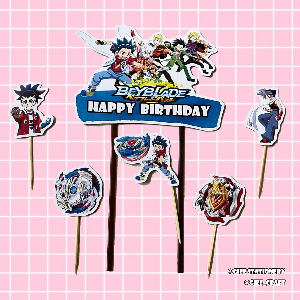 Beyblade Cake Topper / BEYBLADE Cake Topper / BEYBLADE Cake Decoration ...