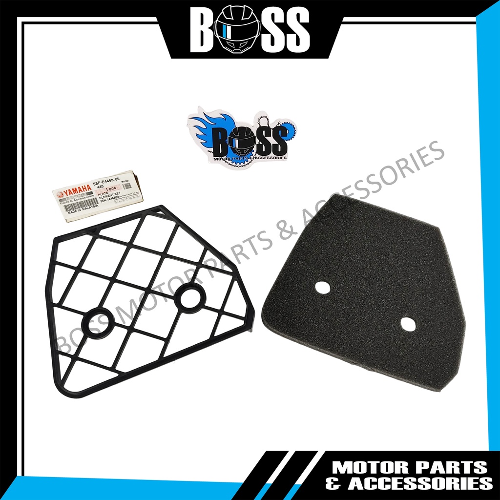 YAMAHA RXZ Air Filter Sponge & Air Filter Plate/Net (100% ORIGINAL ...