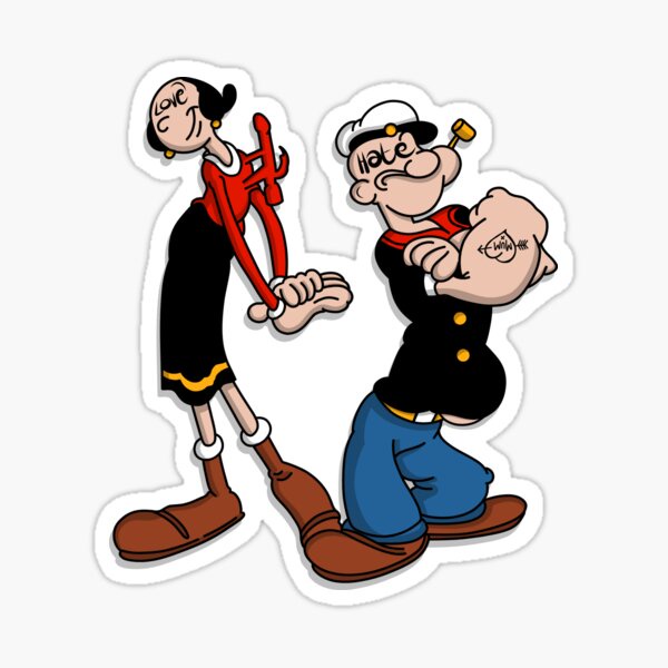 Popeye Cartoon Stickers v2 | Shopee Malaysia