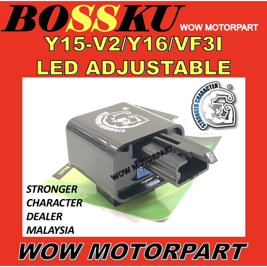 RS150 FLASHER SIGNAL RELAY LED ADJUSTABLE SC Y15 V2 FLASHER RELAY Y16 ...