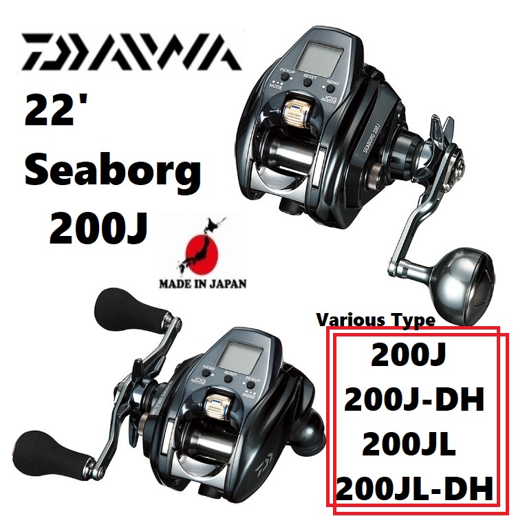 Daiwa 22 Seaborg 200J Various 200J/200J-DH/200JL/200JL-DH (right/left handles) 2022 Model ...