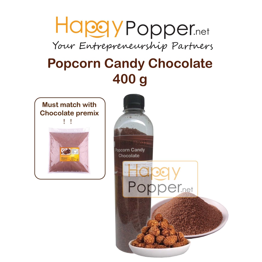 Happypopper Original Pure Popcorn Use Chocolate Gula Sugar Caramel ...