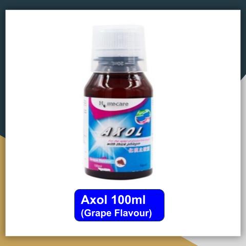 Homecare Axol Syrup 100ml/ MUCOCLEAR 120ML Relief of Productive Cough ...