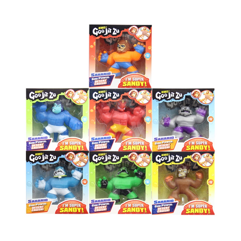 [Ready Stock] Goo Jit Zu Heroes Action Figure Original Decompression ...