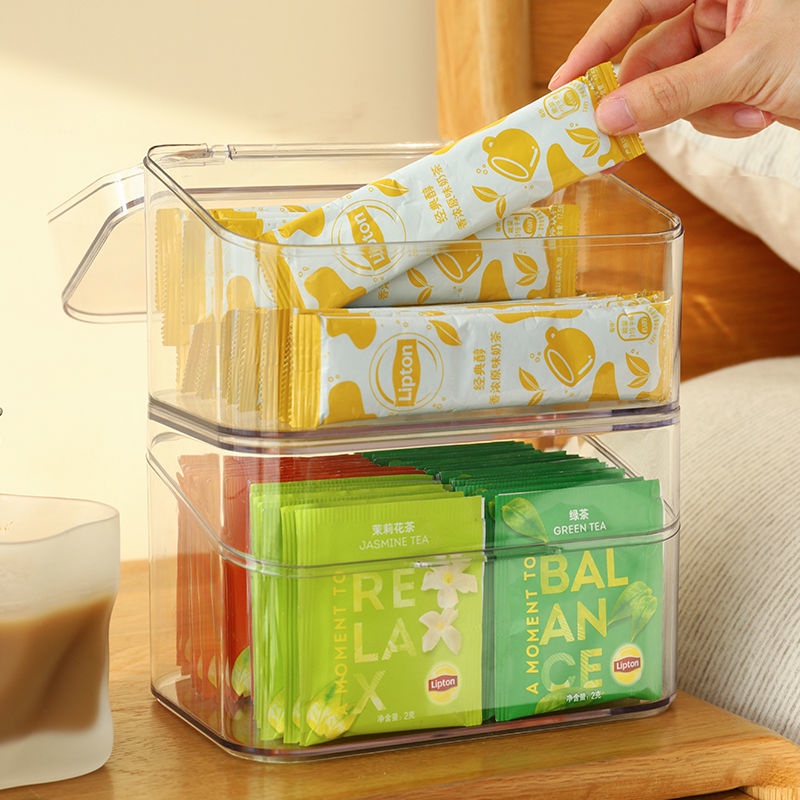 Desktop Storage Box Tea/coffee/capsule Organizer Acrylic Drawer Type ...