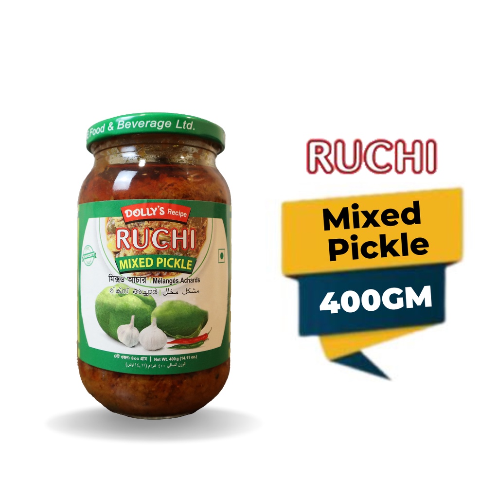 RUCHI PICKLE MIXED DOLLY'S RECIPE-400GM | Shopee Malaysia