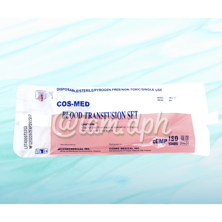 Cosmed - Blood Transfusion Set | Shopee Malaysia