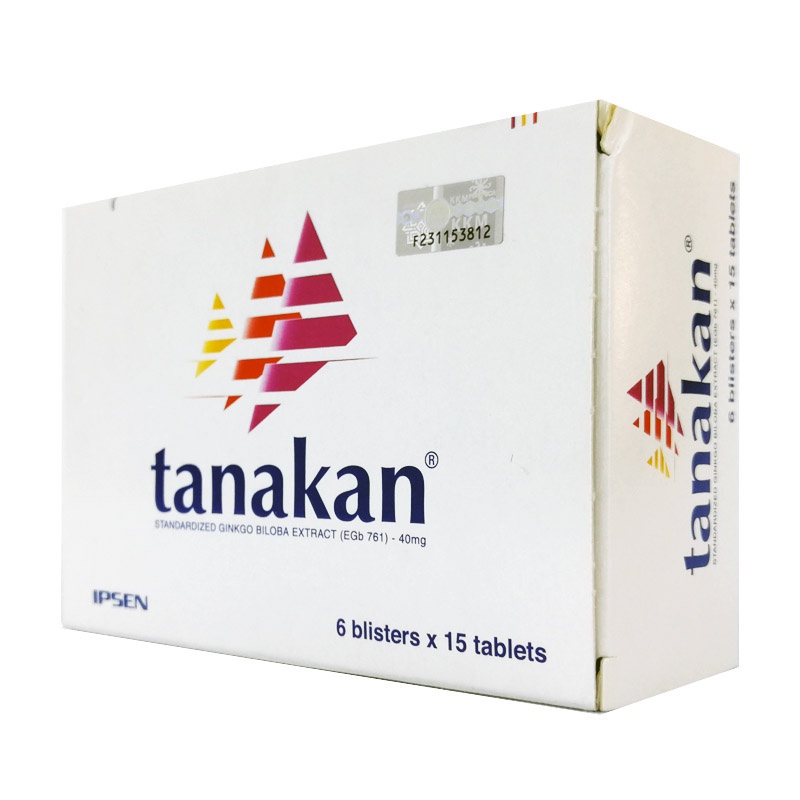 Tanakan 40mg 15 Tablets x 6 Ginkgo Biloba | Shopee Malaysia