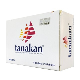 Tanakan 40mg 15 Tablets x 6 Ginkgo Biloba | Shopee Malaysia